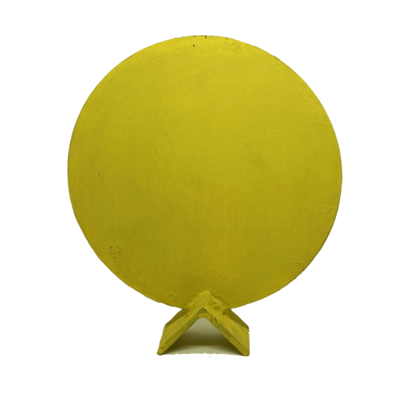 Alvo Metálico Ipsc Metal Plate 190mm Amarelo Tiro Esportivo - Volata ...