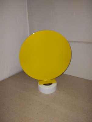 Plate Metálico IPSC 200mm Amarelo (regulamento 2023) - Volata Alvos e ...