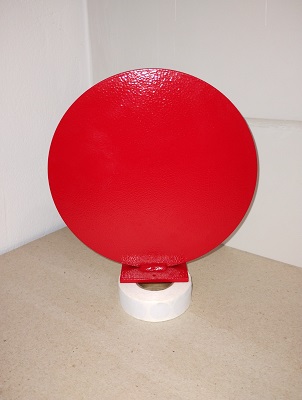 Plate Metálico IPSC 200mm Vermelho (regulamento 2023) - Volata Alvos e ...