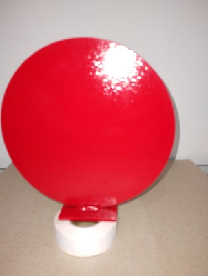 Plate Metálico IPSC 200mm Vermelho (regulamento 2023) - Volata Alvos e ...