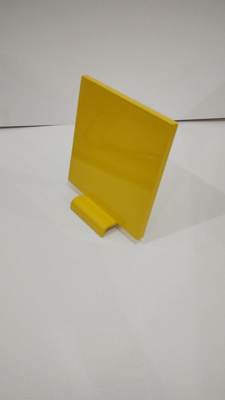 Plate square Metálico IPSC 150mm Amarelo (regulamento 2023) - Volata ...