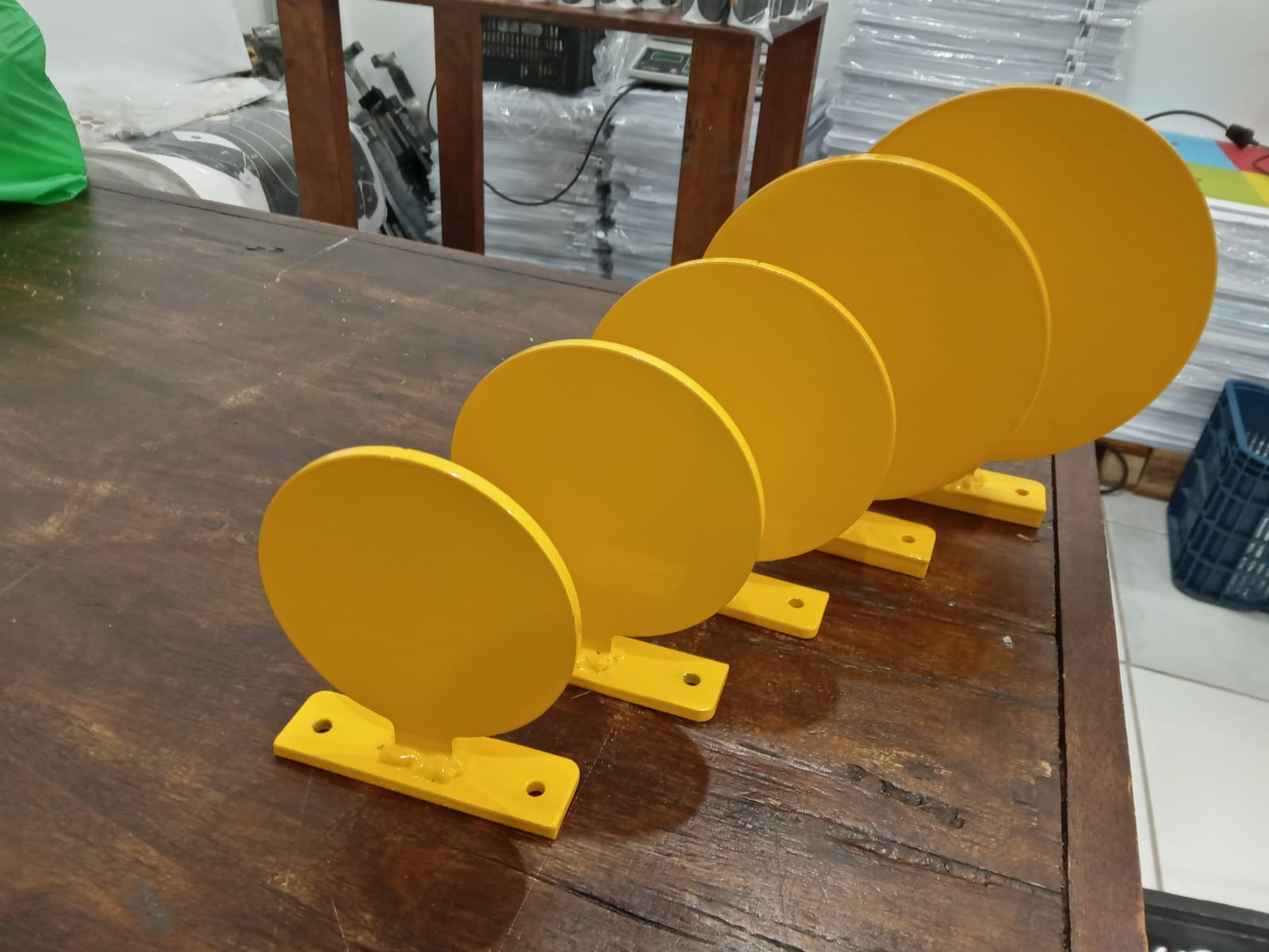 Kit plates 22LR 5 unidades - Volata Alvos e Obreias