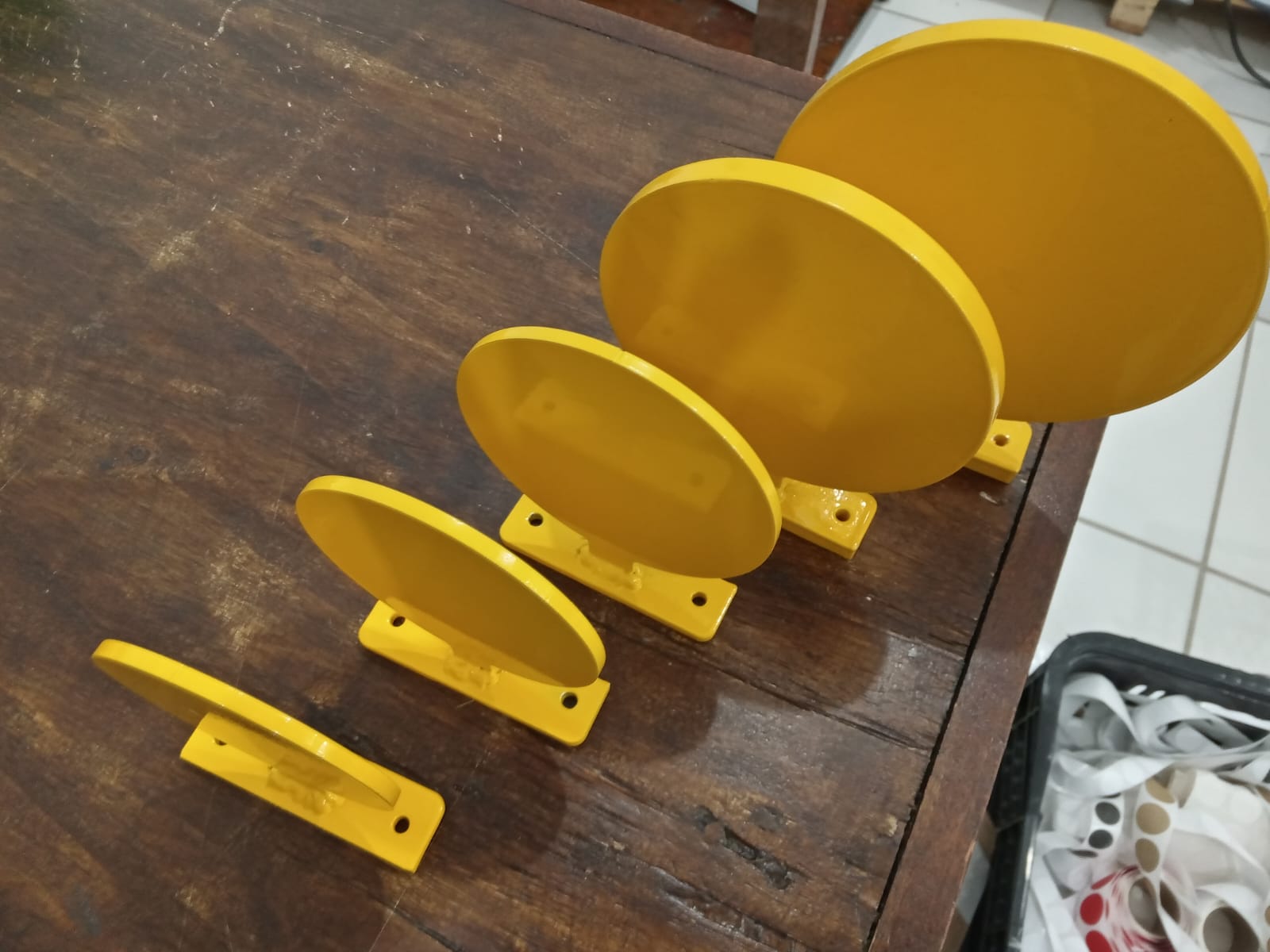 Kit plates 22LR 5 unidades - Volata Alvos e Obreias